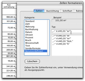 Quadratmeter Zeichen Macbook
